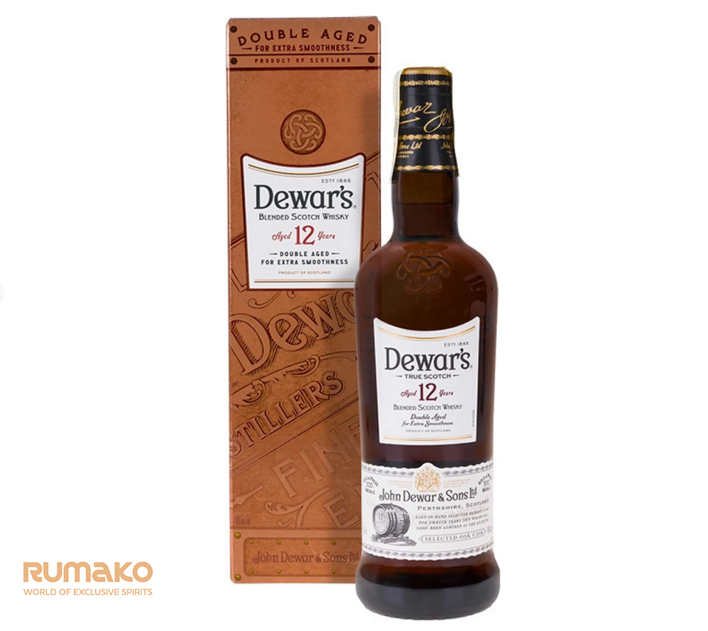 Dewar's 12 Y.O. Blended Scotch Whisky 40% 0,7l v dárkové krabičce ...